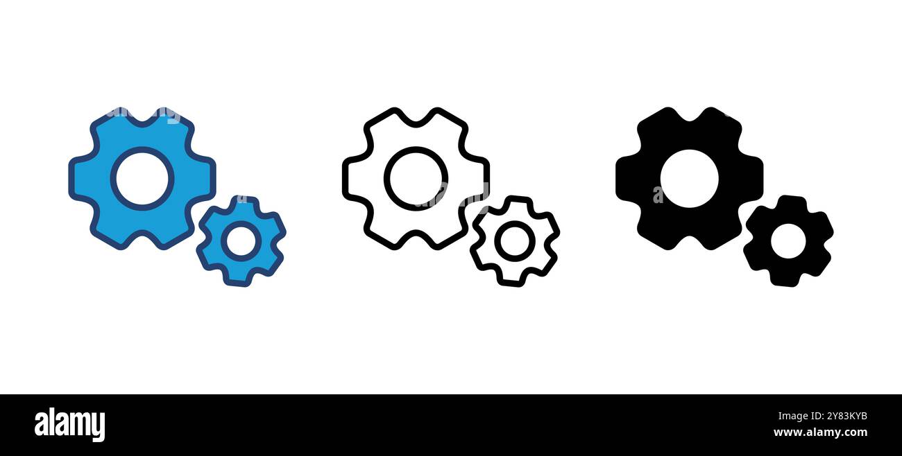 setting Icon Vector. Cog settings Icon Symbol Stock Vector Image & Art ...