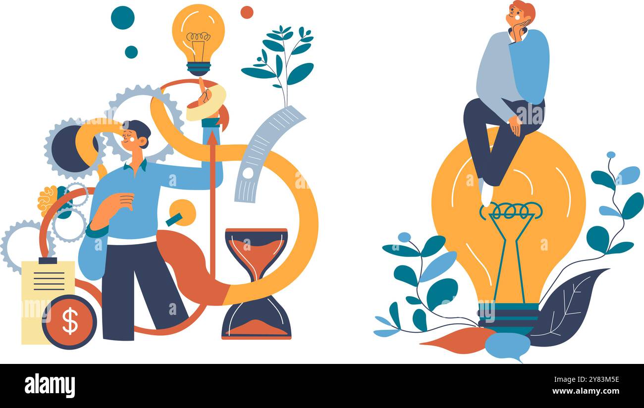 Business strategy solutions concept Stock Vector Images - Alamy
