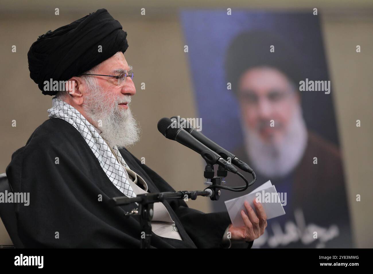 Tehran, Iran. 2nd Oct, 2024. Iranian Supreme Leader Ayatollah ALI ...