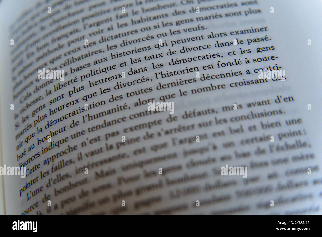Close-Up of French Book Pages: A Glimpse Inside Literature Stock Photo ...