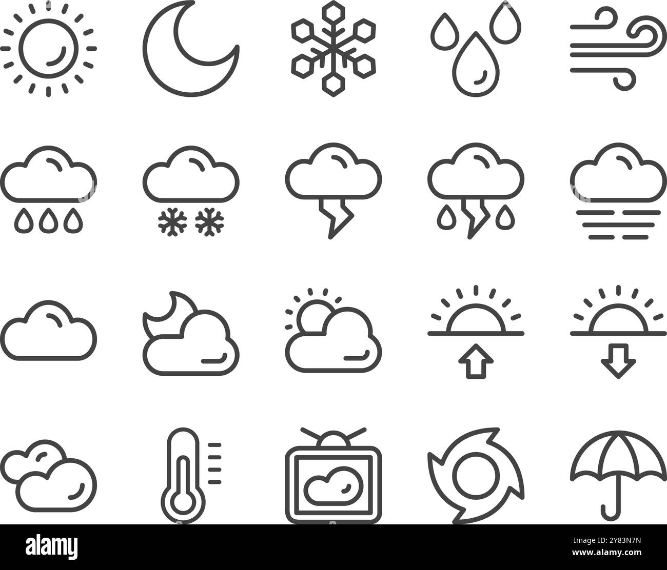 Weather forecast television sun hi-res stock photography and images - Alamy