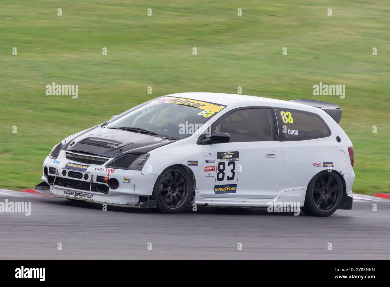 Steve Cook / Edward Cook Honda Civic Type R during the 2023 Rowe ...