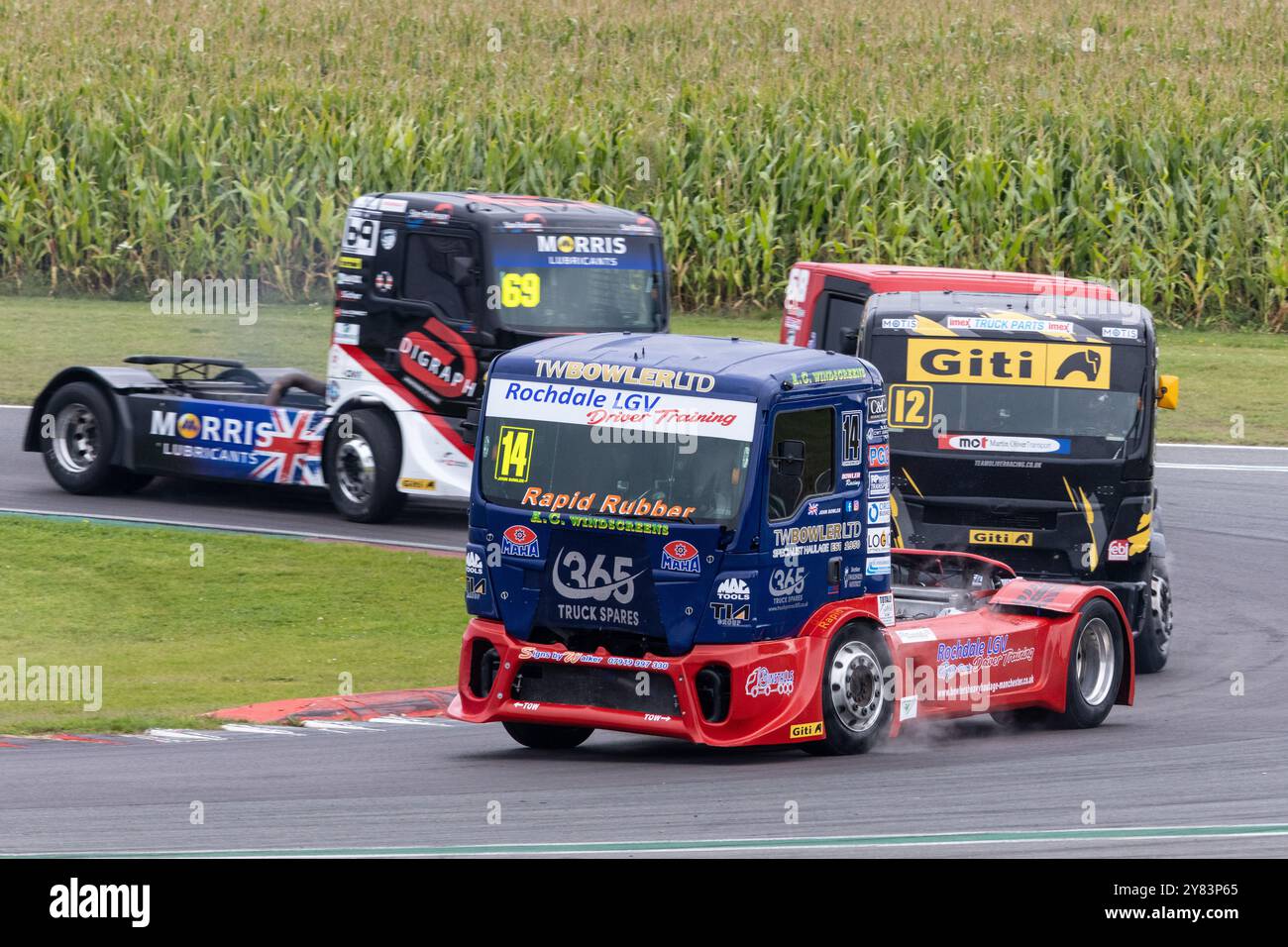 John Bowler in the Bowler Racing MAN TGX during the 2023 Snetterton ...