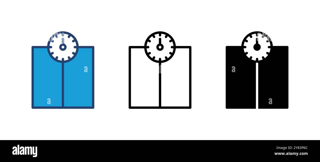 Scales icon vector. Weight scale icon Stock Vector Image & Art - Alamy