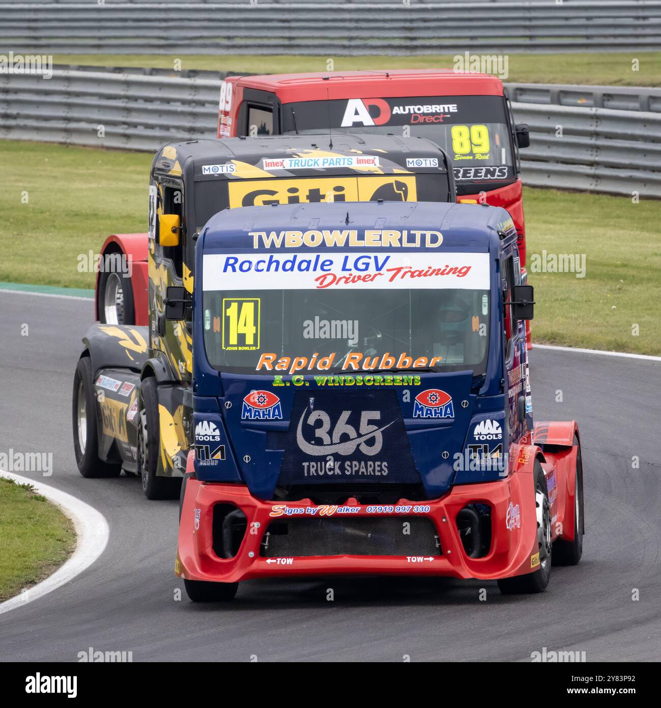 John Bowler in the Bowler Racing MAN TGX during the 2023 Snetterton ...