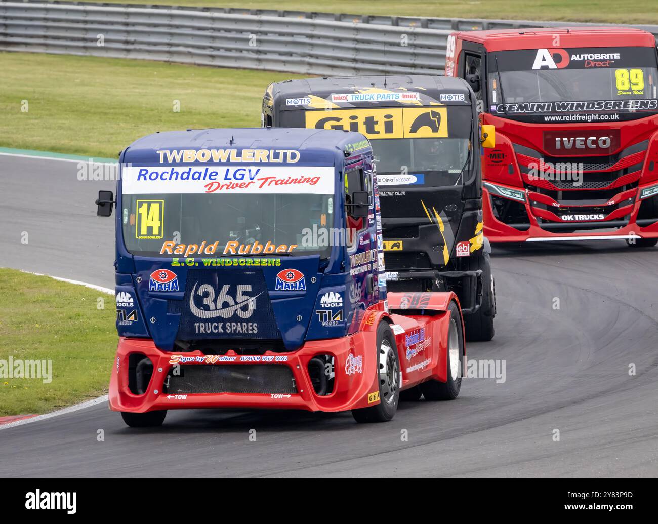 John Bowler in the Bowler Racing MAN TGX during the 2023 Snetterton ...