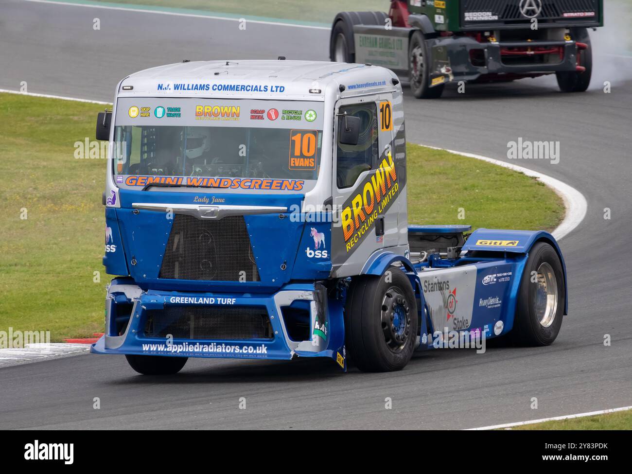 Craig Evans in the Evans Trucksport Engineering MAN TGX during the 2023 ...