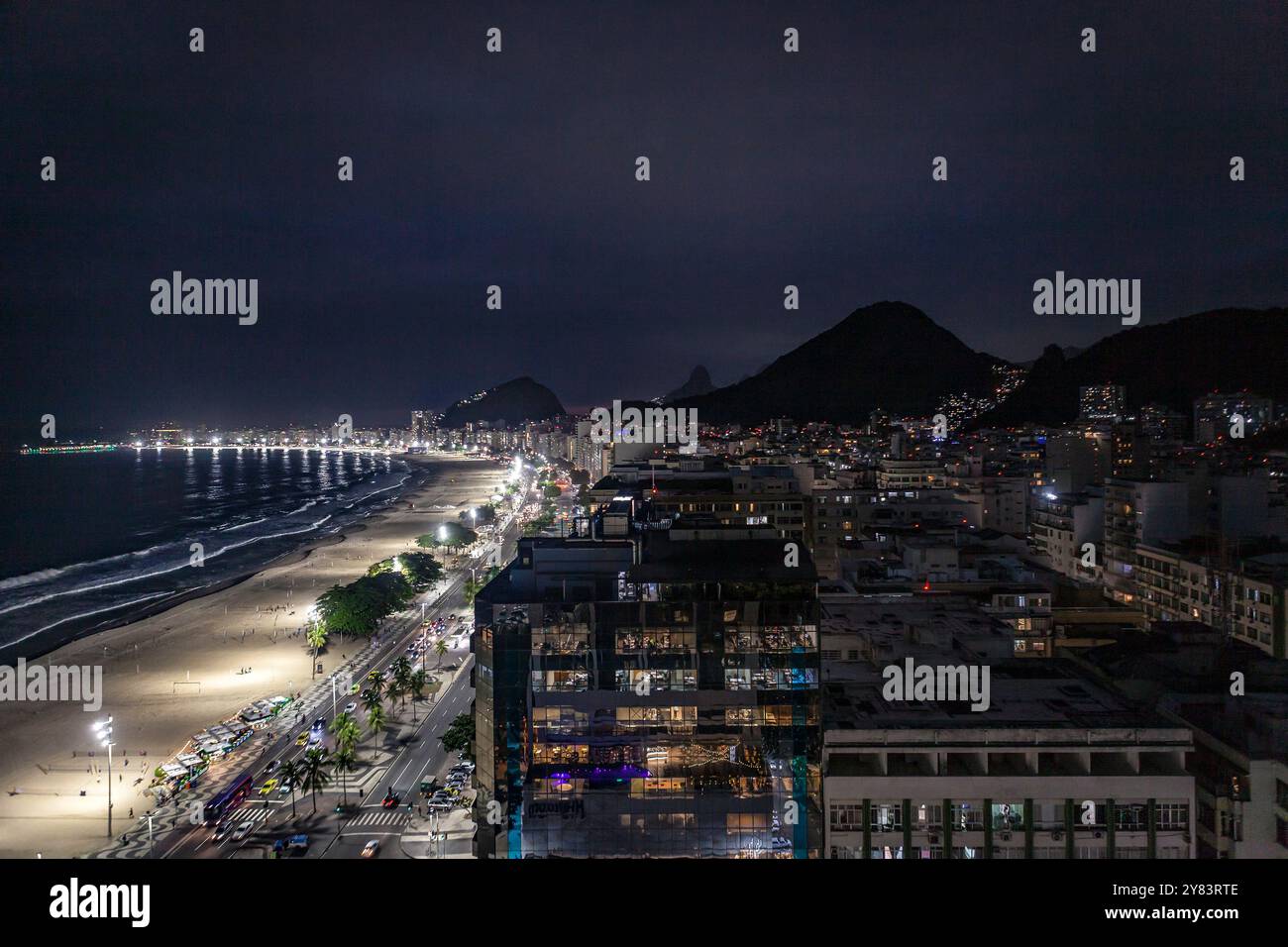 View copacabana beach avenida atlantica hi-res stock photography and ...