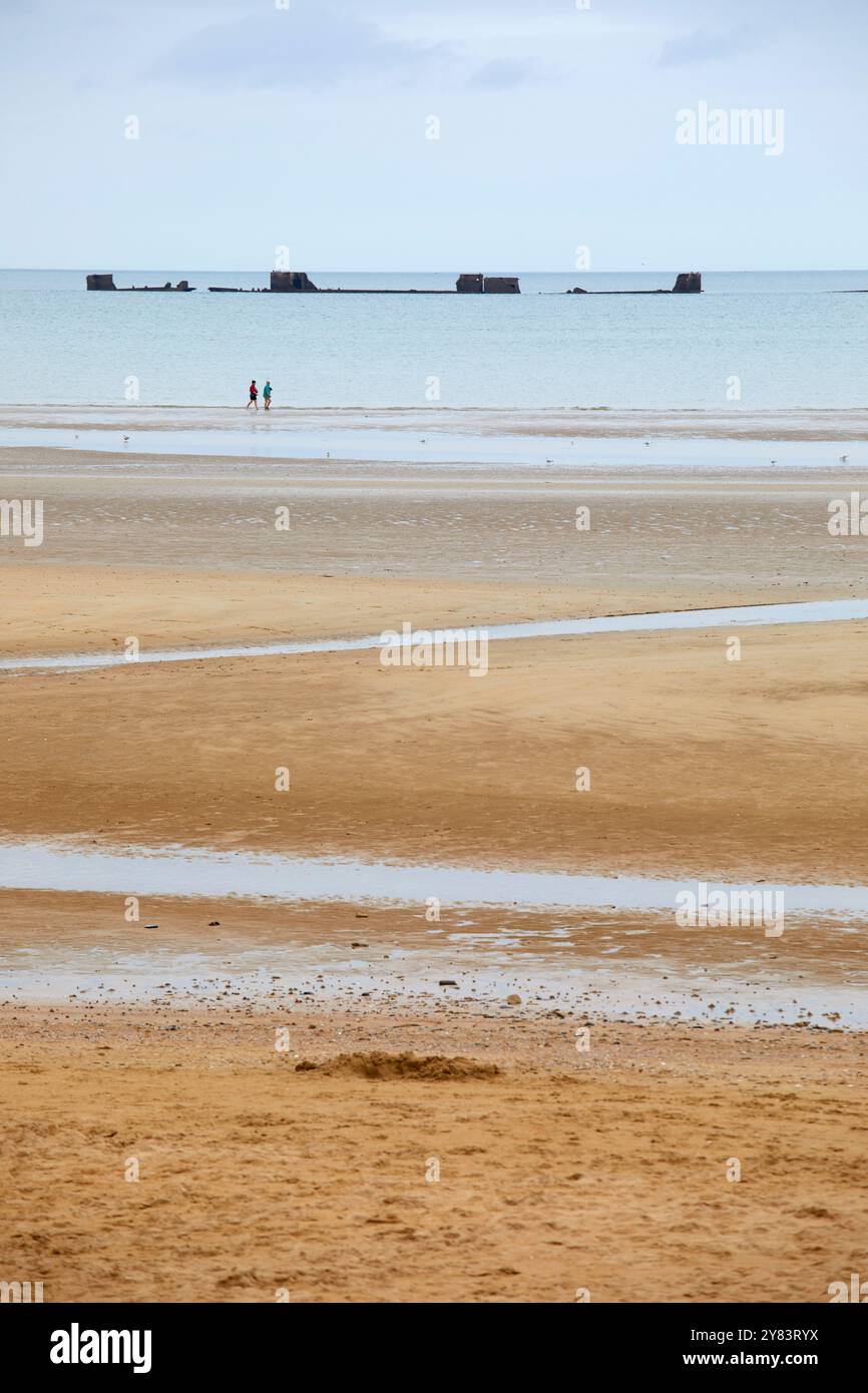 The Asnelles landing Beach, Normandy, France Stock Photo - Alamy