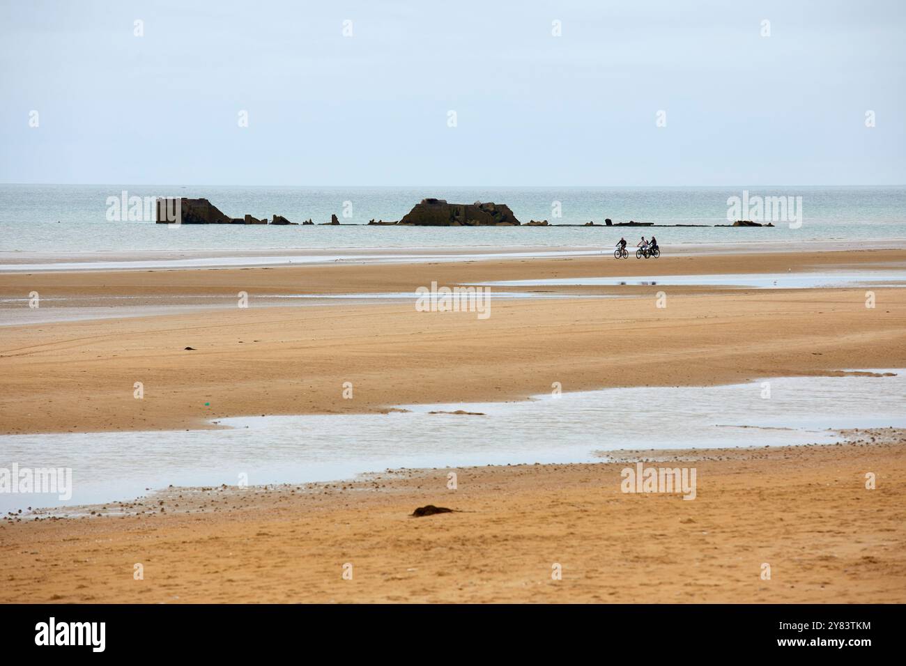 The Asnelles landing Beach, Normandy, France Stock Photo - Alamy