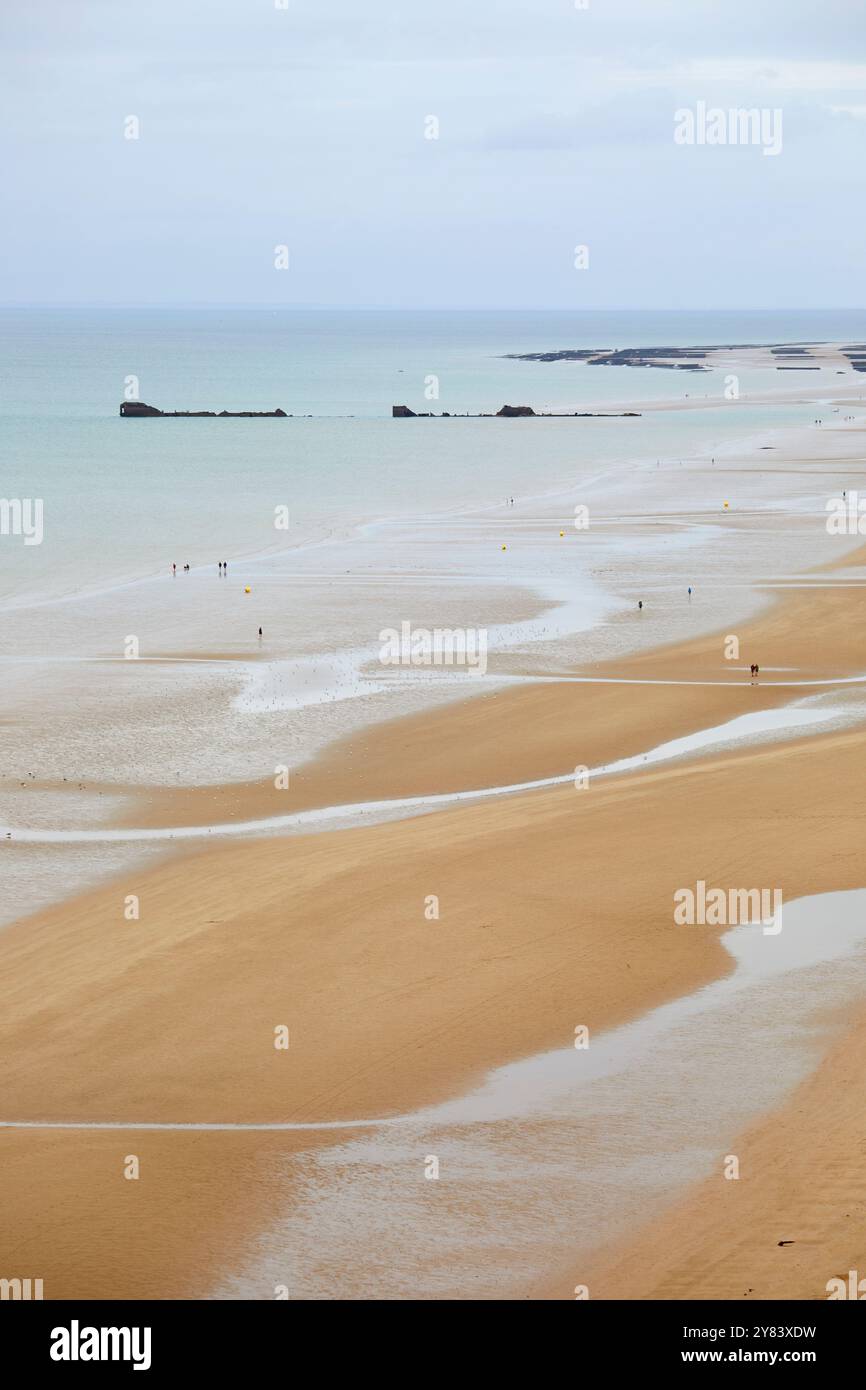 The Asnelles landing Beach, Normandy, France Stock Photo - Alamy
