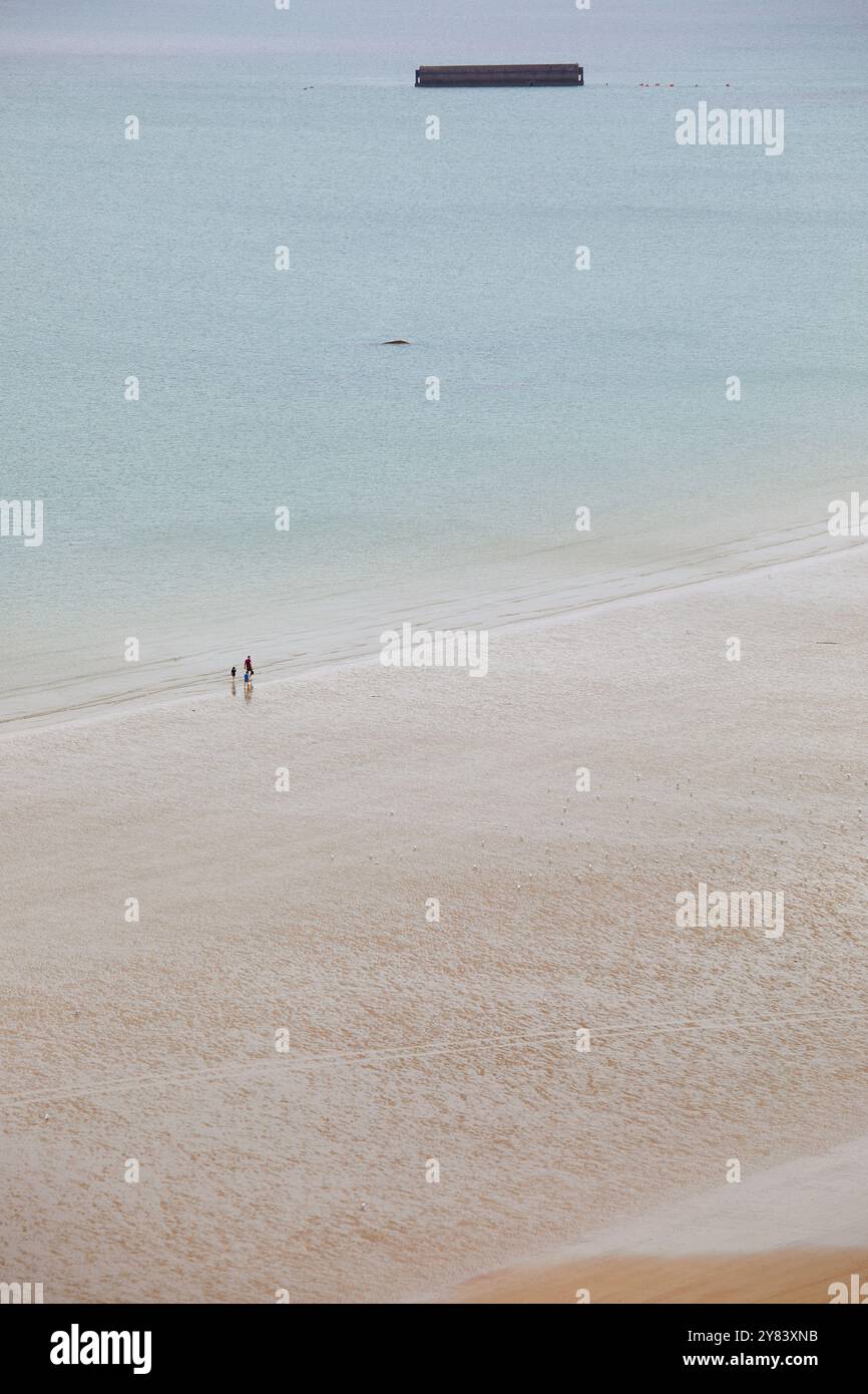 The Asnelles landing Beach, Normandy, France Stock Photo - Alamy