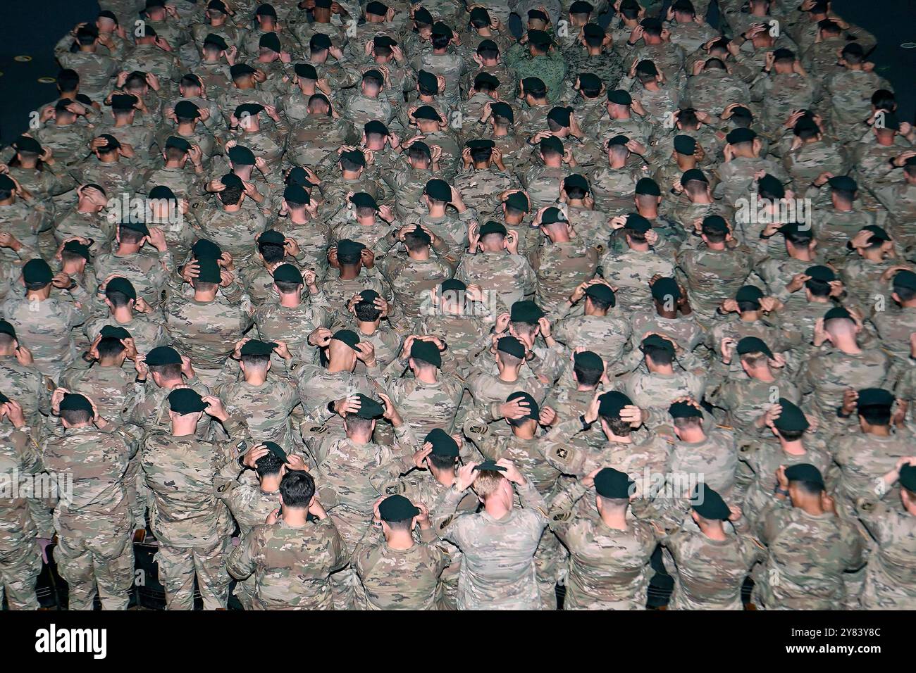 Fayetteville, North Carolina, USA. 19th Sep, 2024. Soldiers assigned to ...