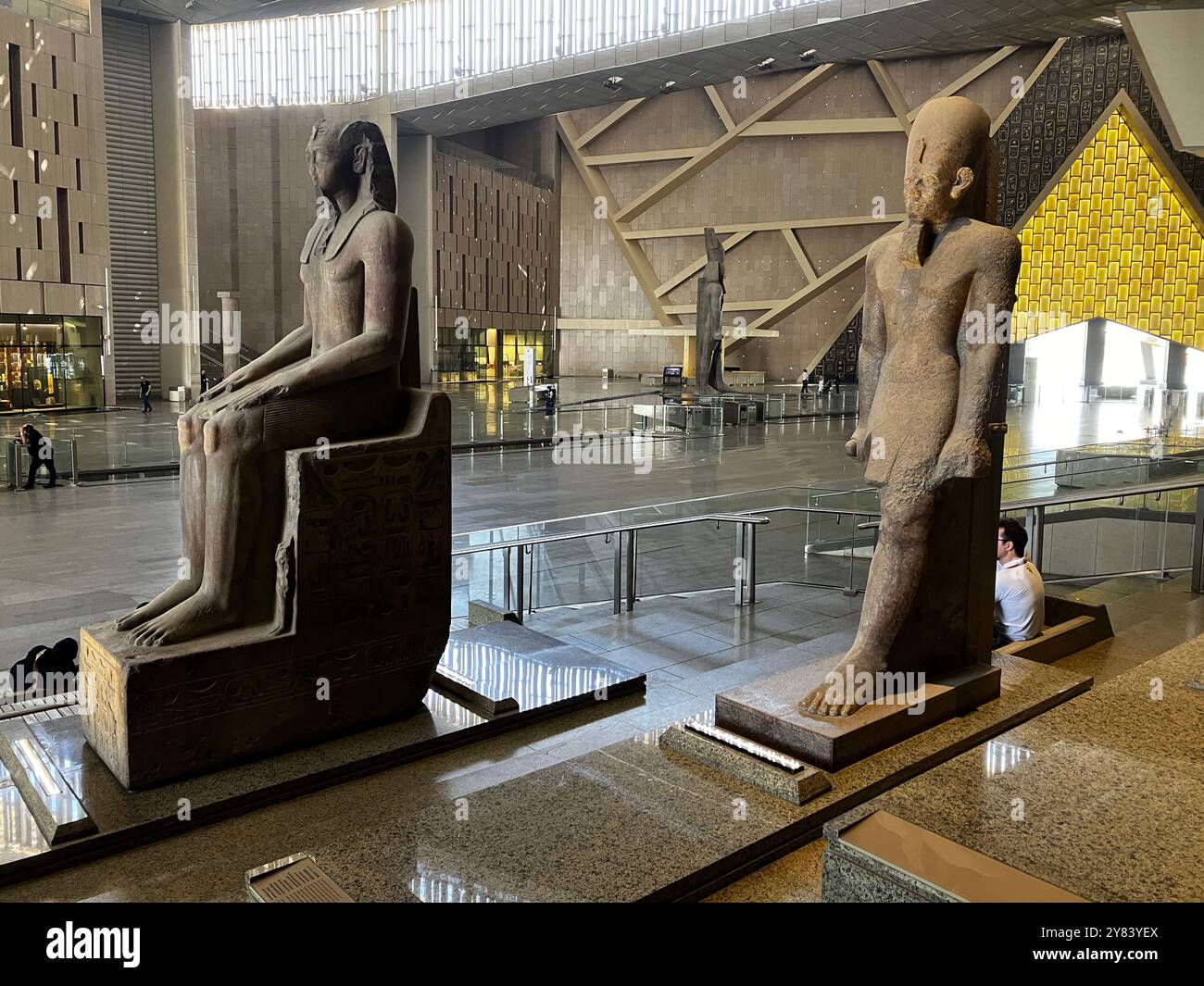 Ancient Egyptian monuments meet modern design at Grand Egyptian Museum ...