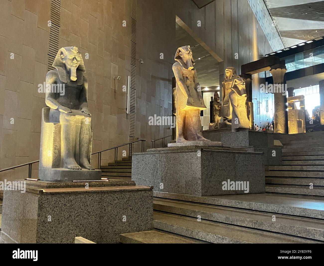 Ancient Egyptian monuments meet modern design at Grand Egyptian Museum ...