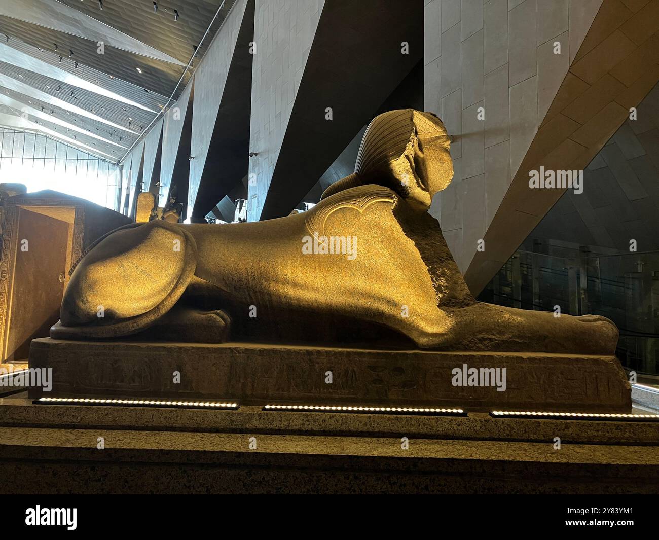 Ancient Egyptian monuments meet modern design at Grand Egyptian Museum ...