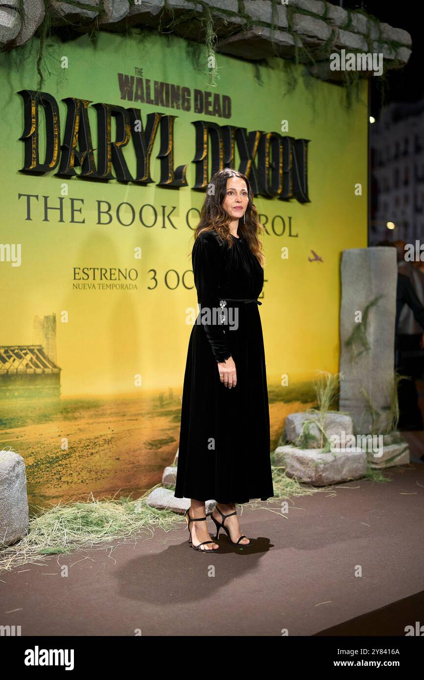 Madrid, Spain. 02nd Oct, 2024. Anne Charrier attends 'The Walking Dead ...