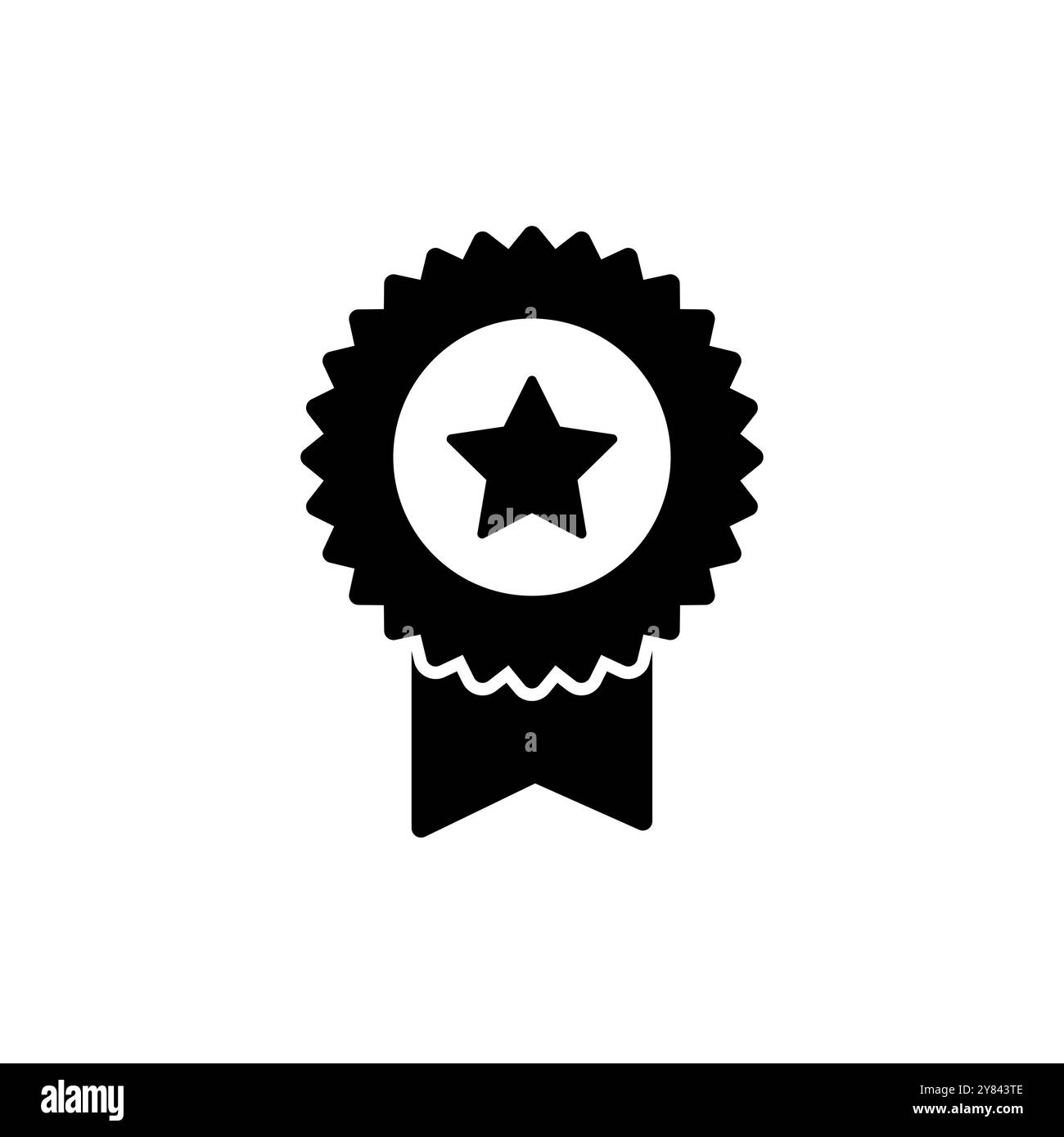 Badge icon vector. Awards icon vector. Achieve sign and symbols. Stamp ...
