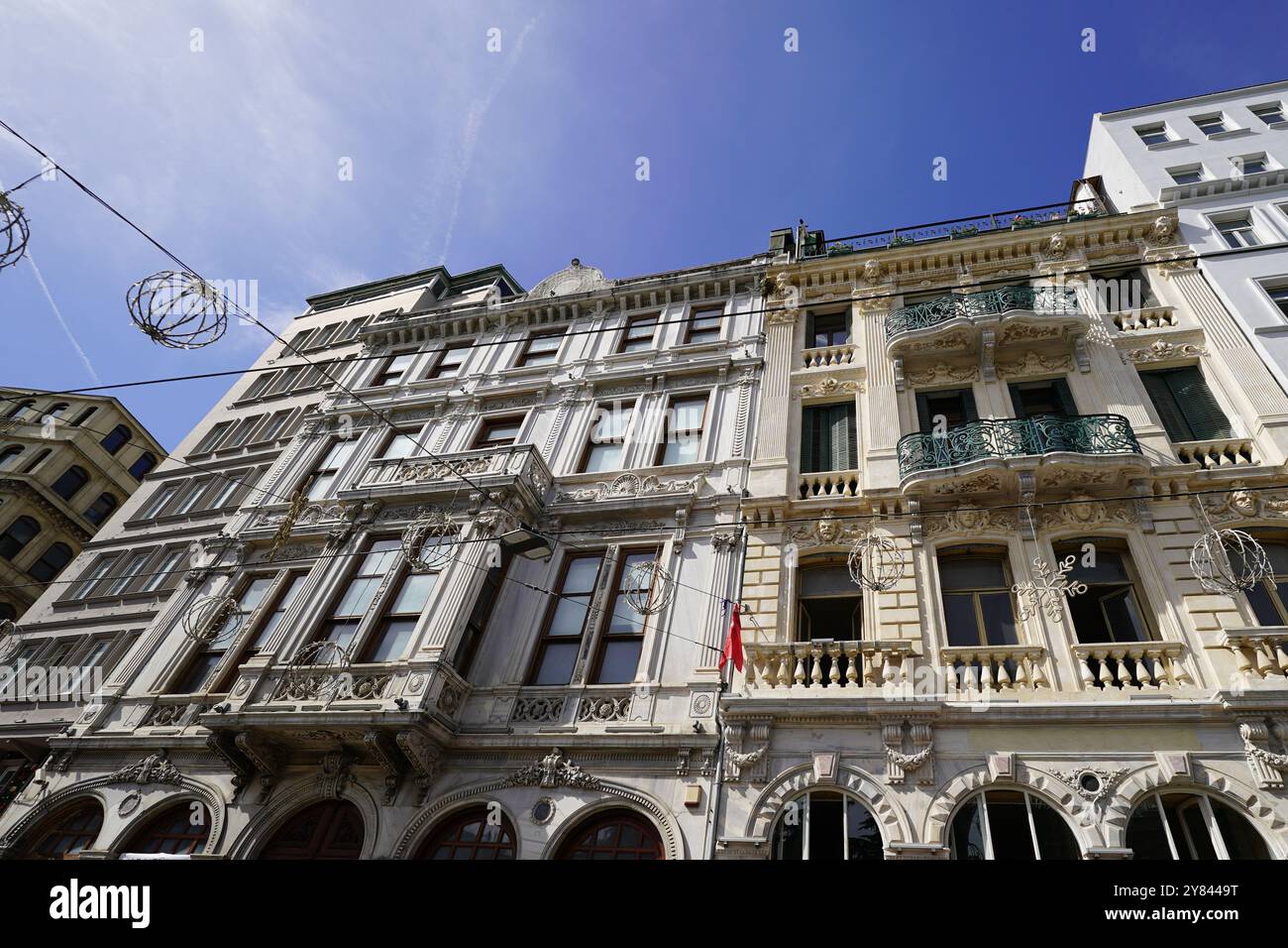 Old Building in Istiklal Avenue, Istanbul City, Turkiye Stock Photo - Alamy
