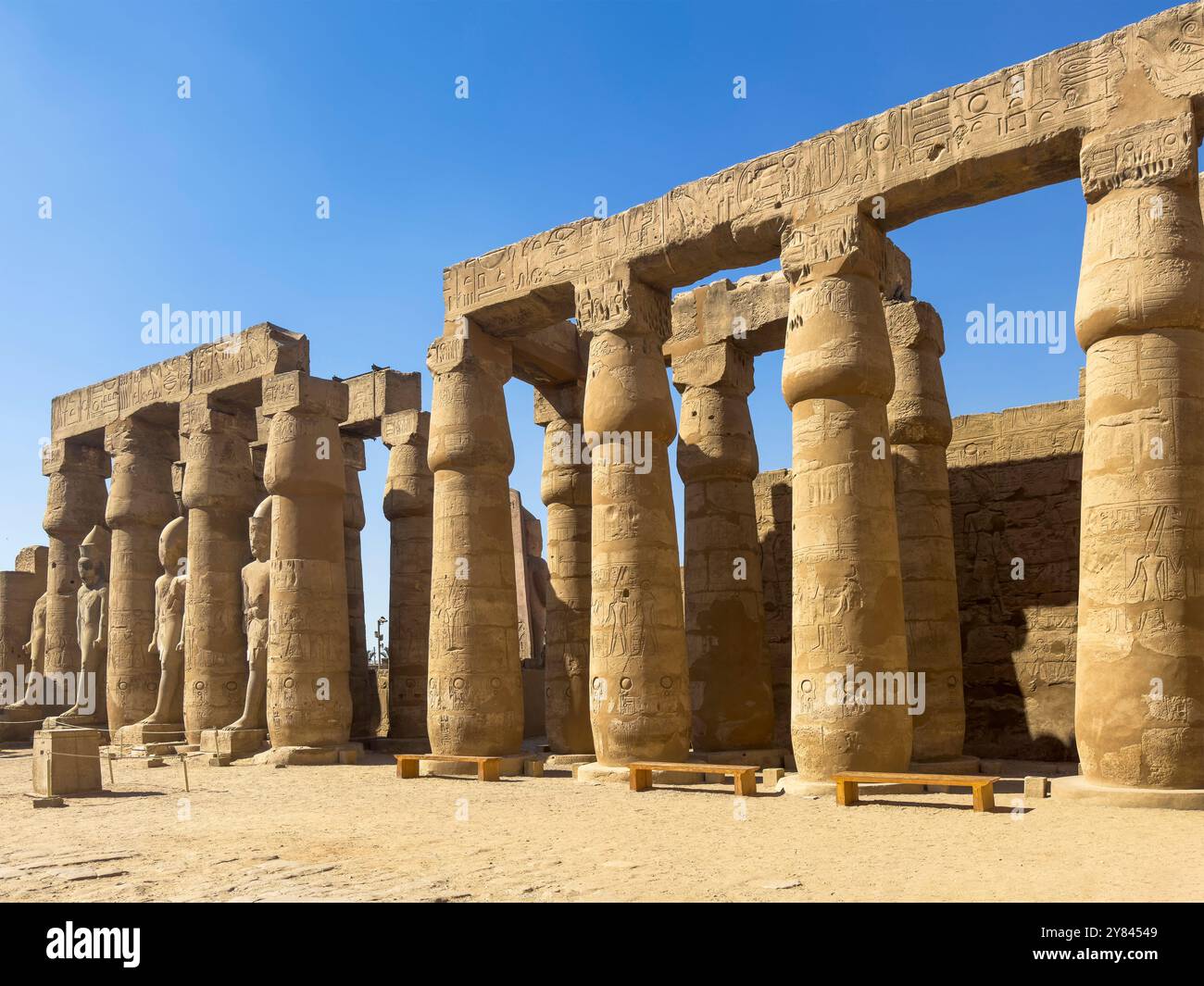 Explore the magnificence of Ramses' royal court within Luxor's sacred ...