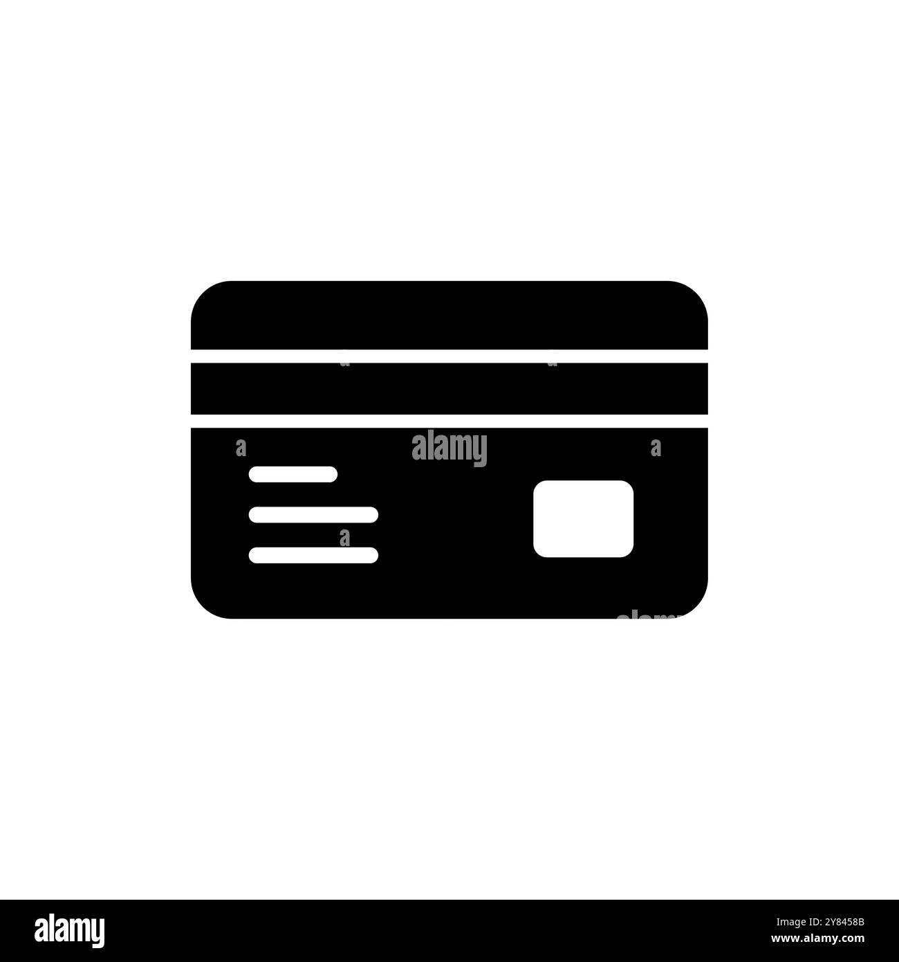 Credit card icon vector. Credit card payment sign and symbol Stock ...