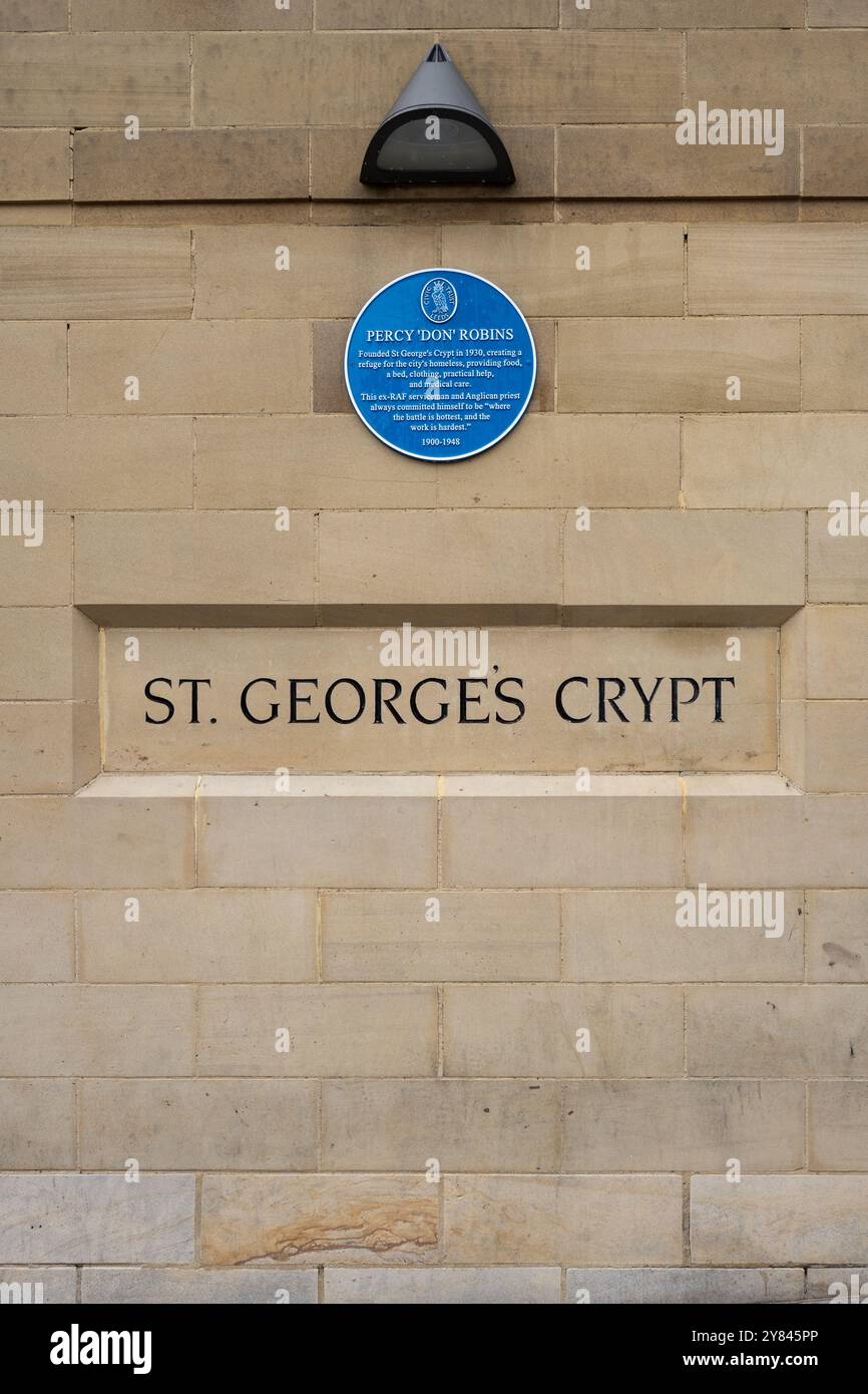 St georges crypt homeless charity drop in centre hi-res stock ...