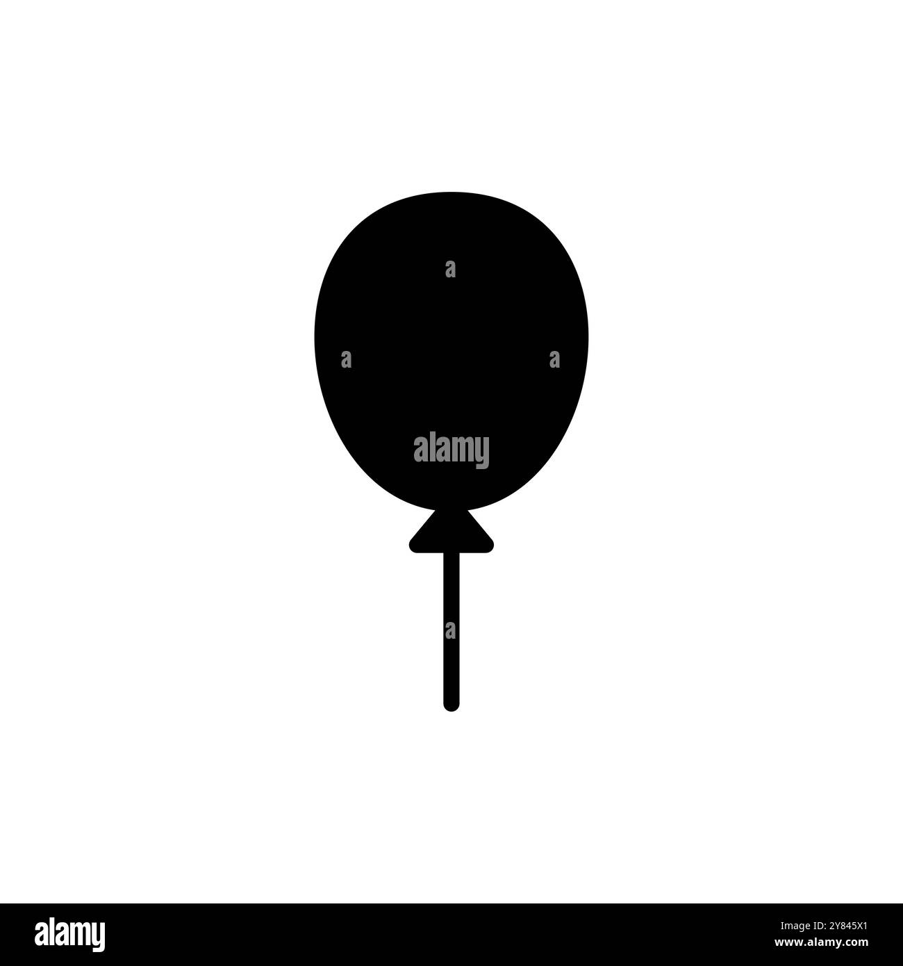 Balloon icon vector. Party balloon sign and symbol Stock Vector Image ...