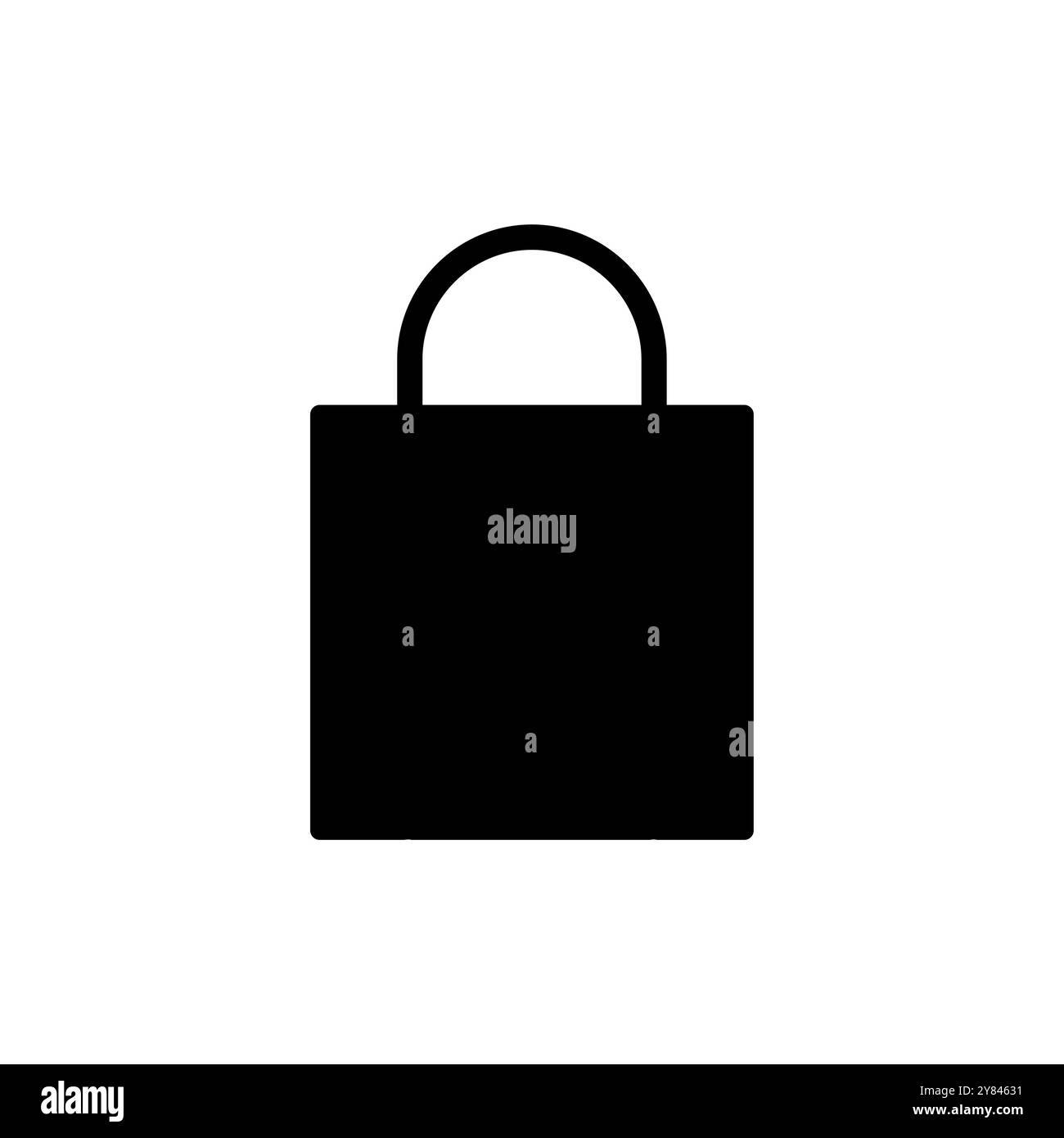 Shopping bag icon vector. shopping sign and symbol Stock Vector Image ...