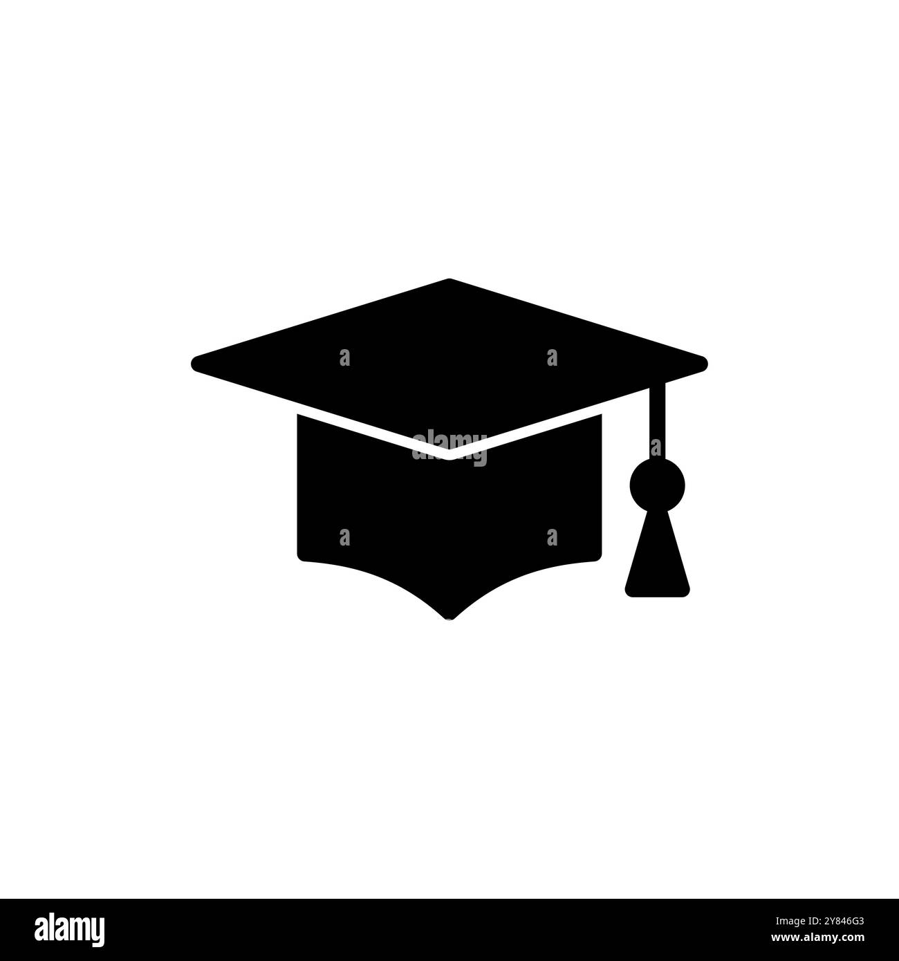 Education icon vector. Graduation cap sign and symbol. Graduate. Students cap Stock Vector Image ...
