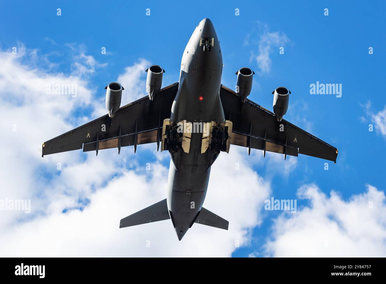 Papa, Hungary - May 14, 2024: NATO SAC Heavy Airlift Wing Boeing C-17A ...