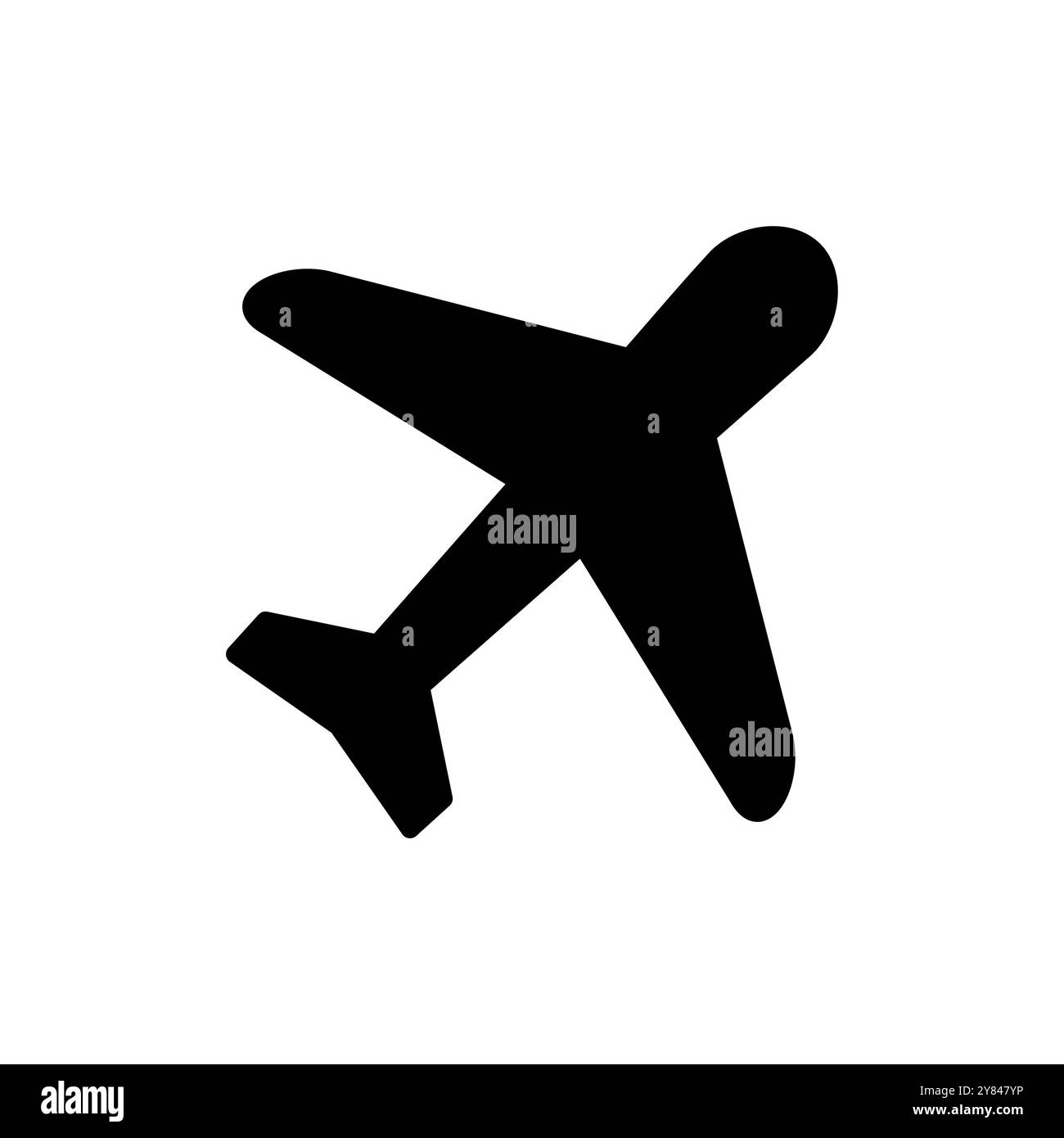Plane icon vector. Airplane sign and symbol. Flight transport symbol ...
