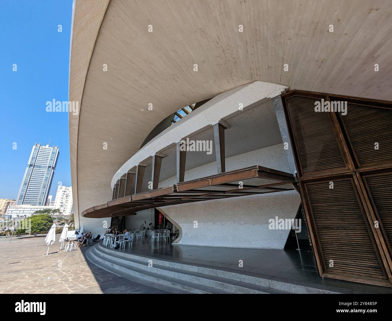 Auditorium de Tenerife in Santa Cruz is an iconic cultural landmark ...
