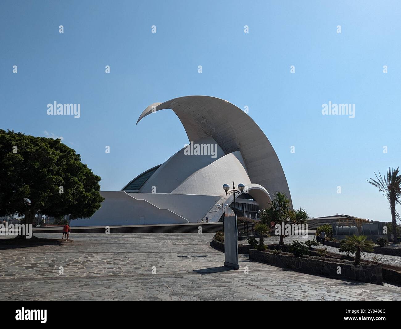 Auditorium de Tenerife in Santa Cruz is an iconic cultural landmark ...