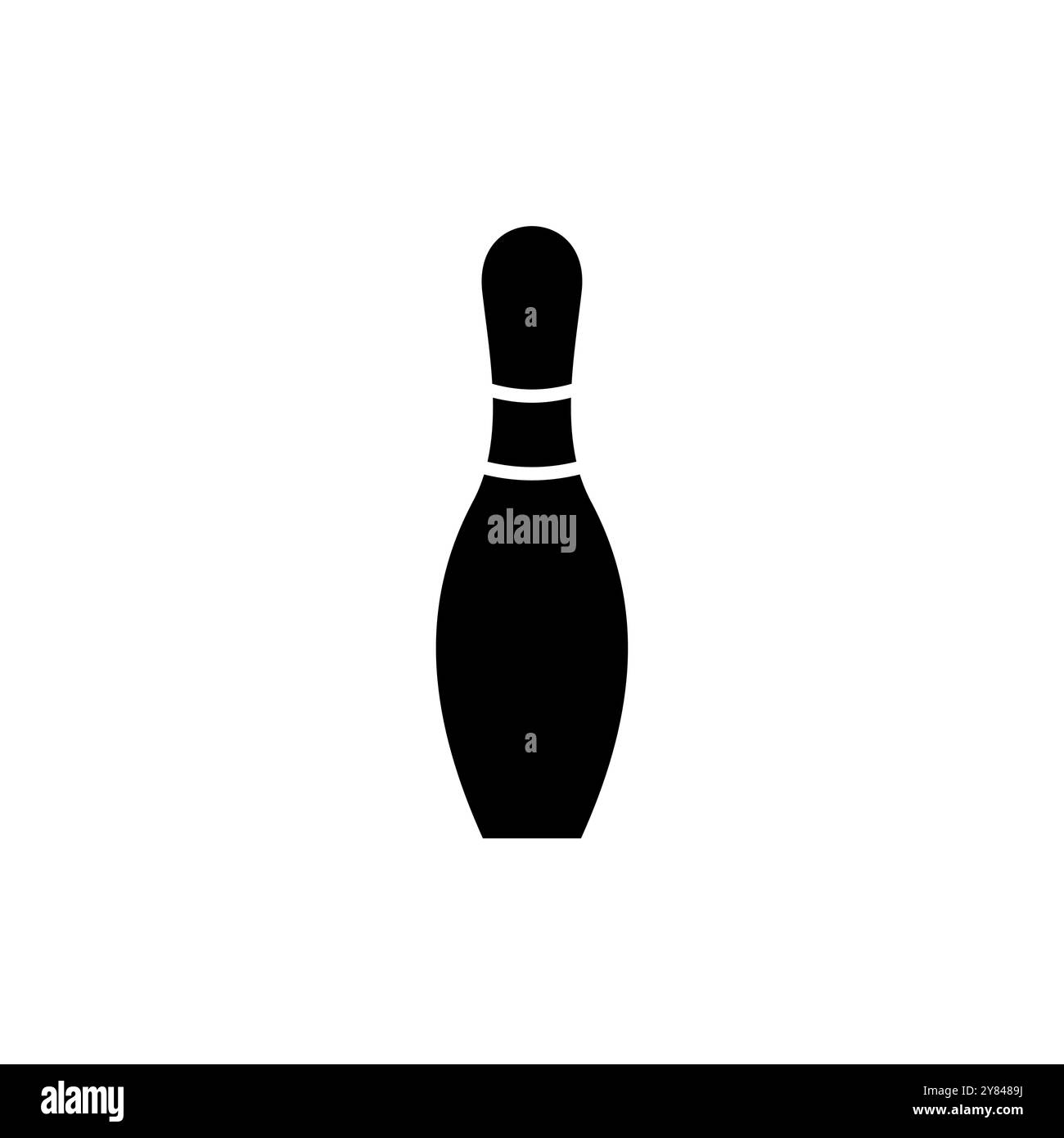 Bowling icon vector. bowling ball and pin sign and symbol Stock Vector ...