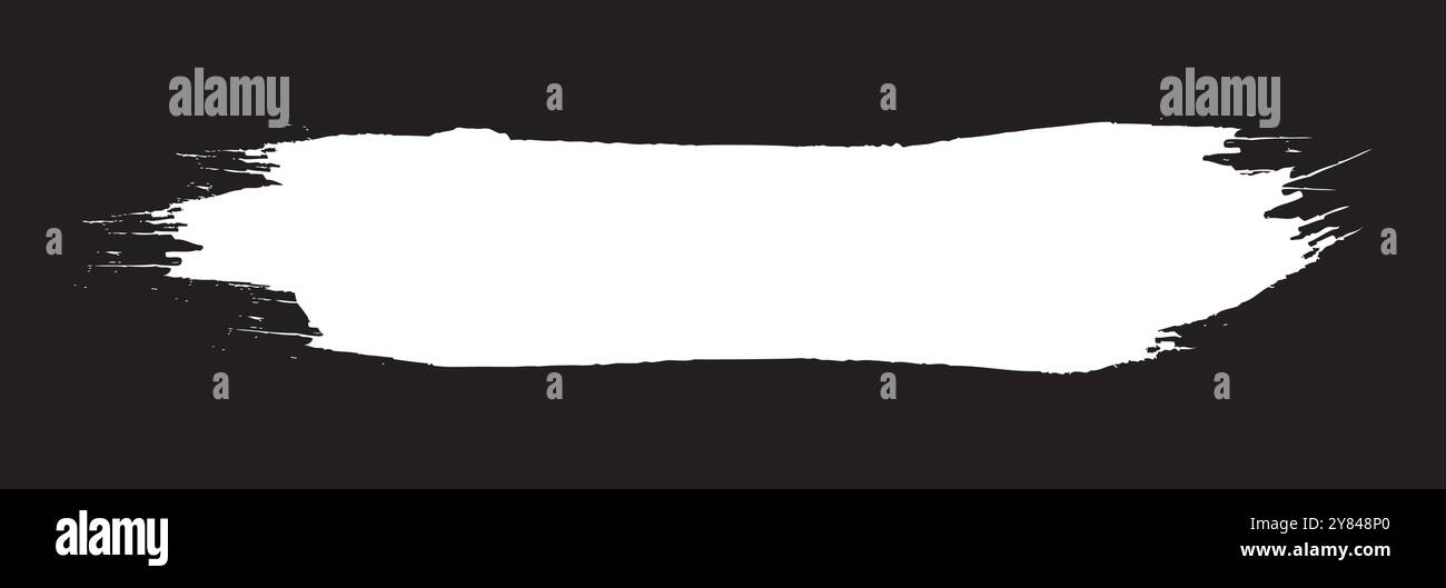 white stroke brush mark, permanent marker lines for underlining and ...