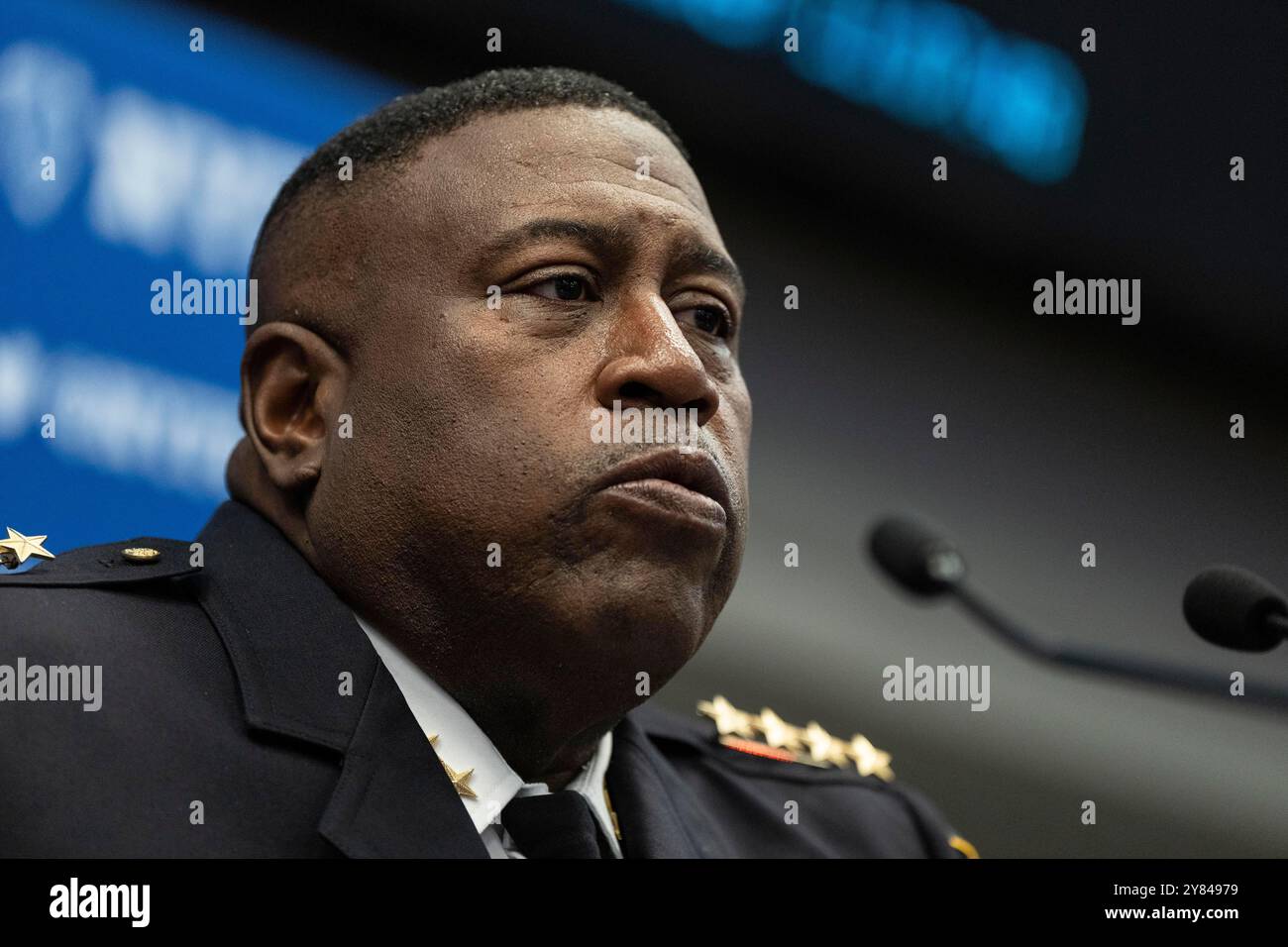 New York, New York, USA. 2nd Oct, 2024. Chief of Department Jeffrey ...