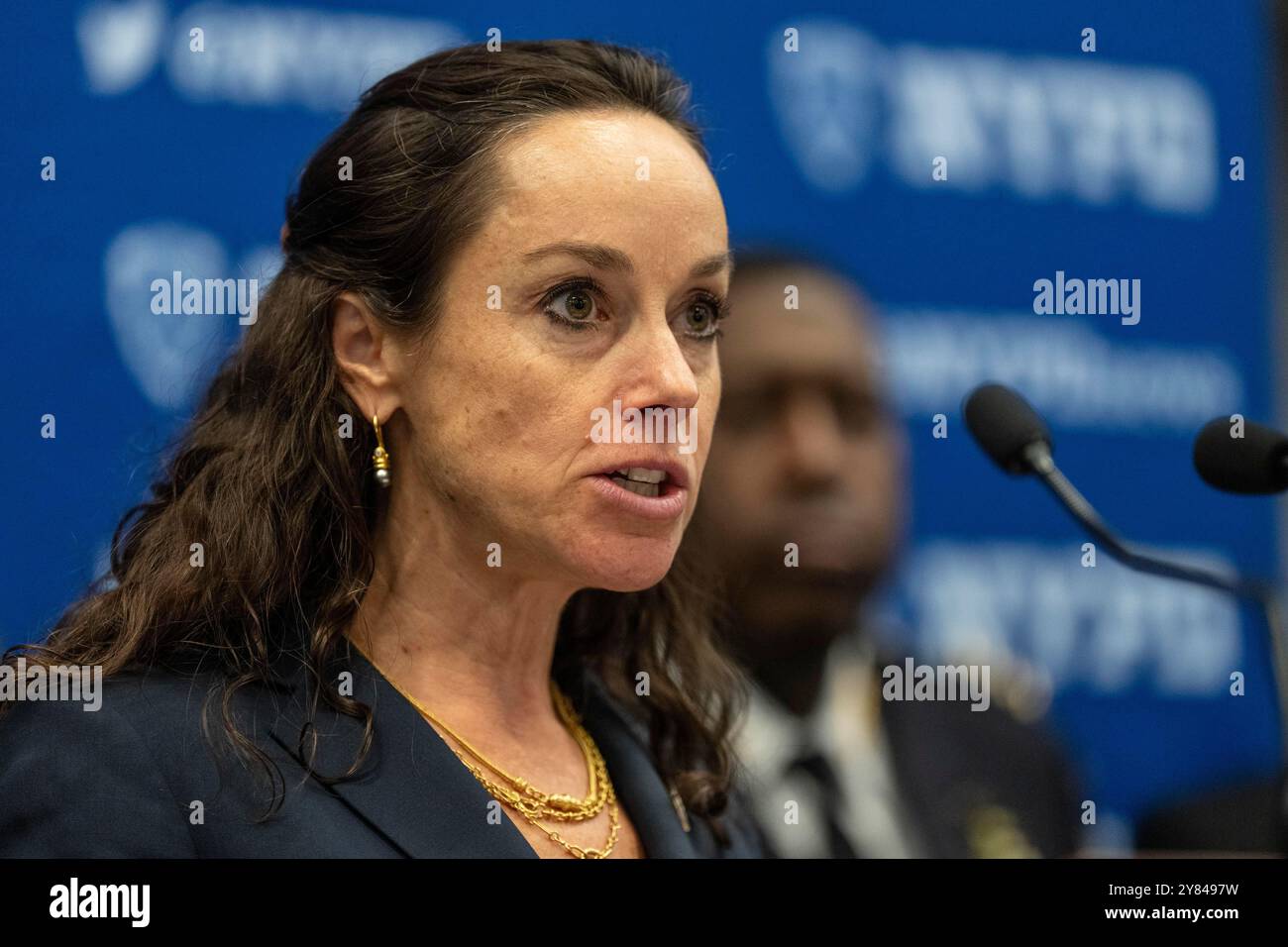 New York, New York, USA. 2nd Oct, 2024. Deputy commissioner Rebecca ...