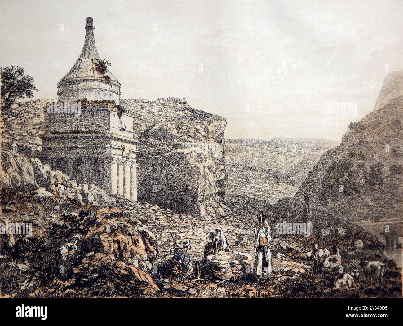 Illustration of The Tomb of Absalom (Son of David) at Valley of ...