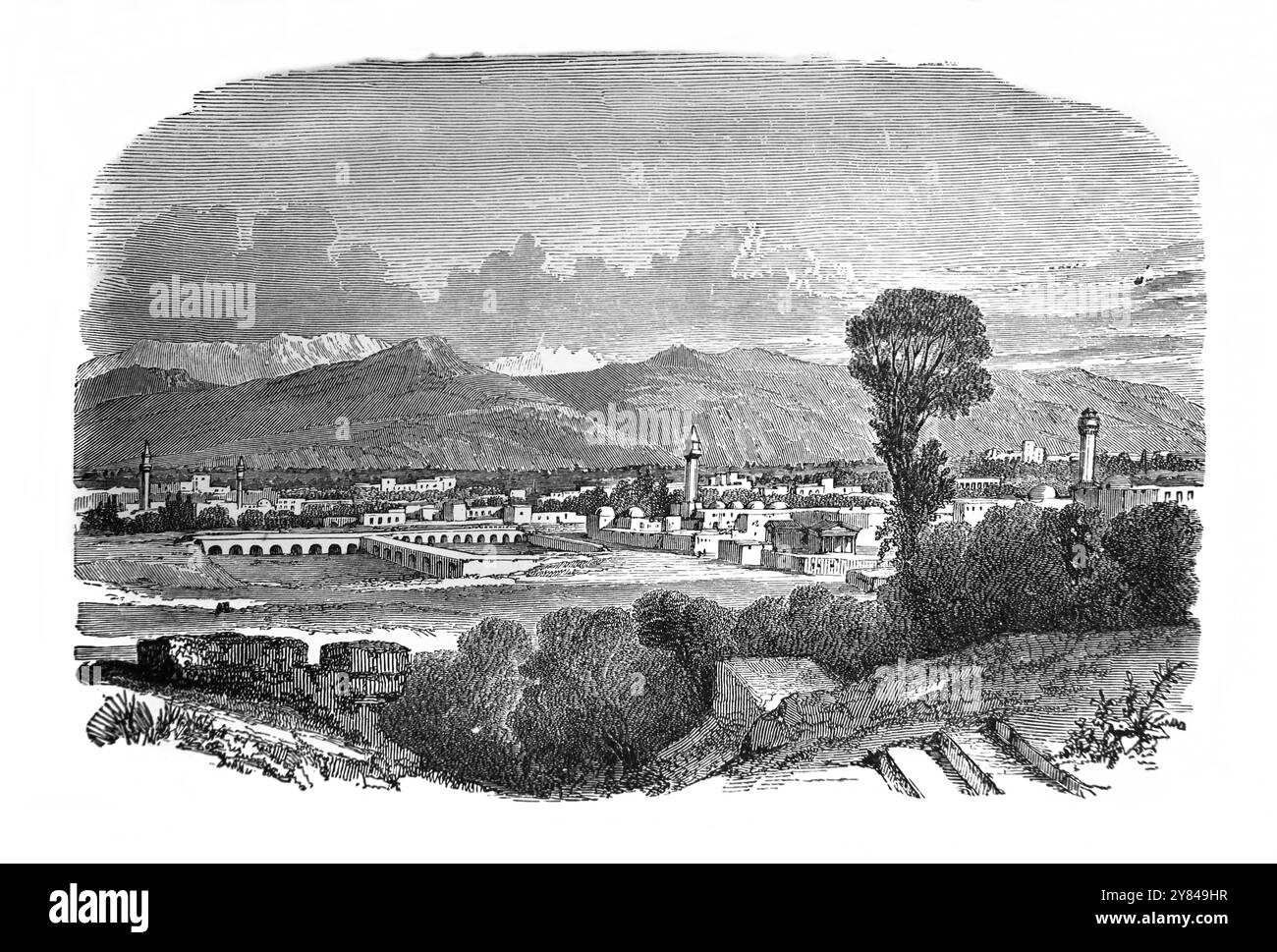 Illustration of a View of Tarsus the Birthplace of the Apostle Saint ...