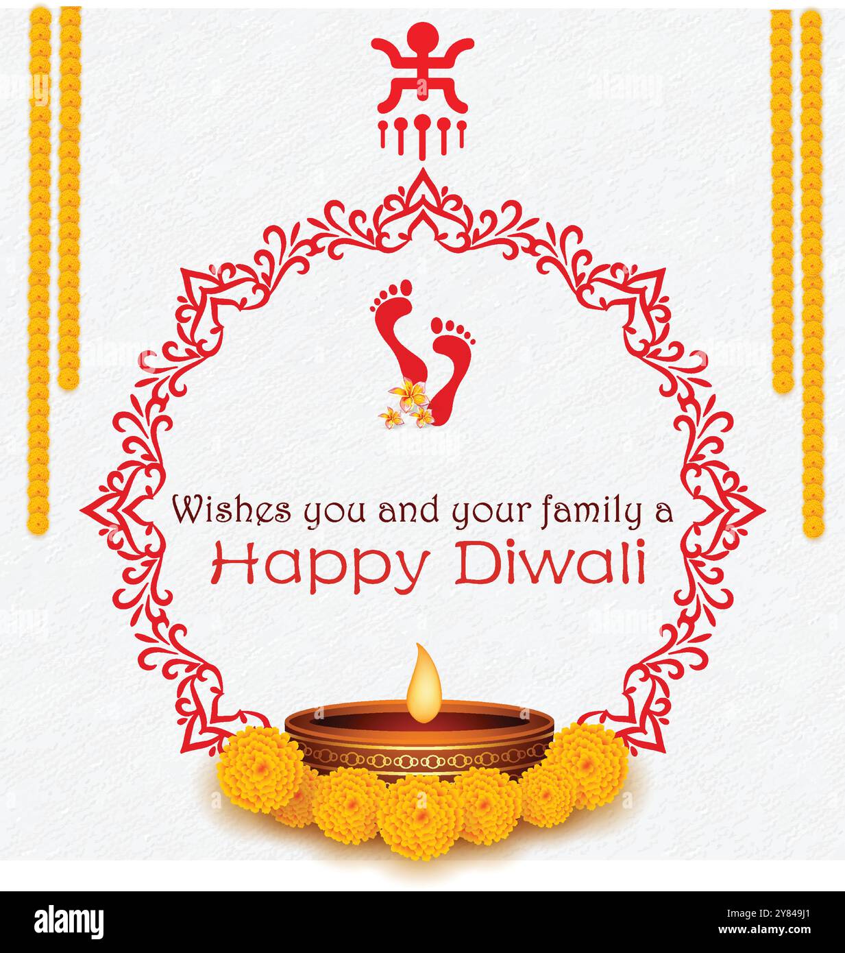 happy Diwali with festival background Stock Vector Image & Art - Alamy