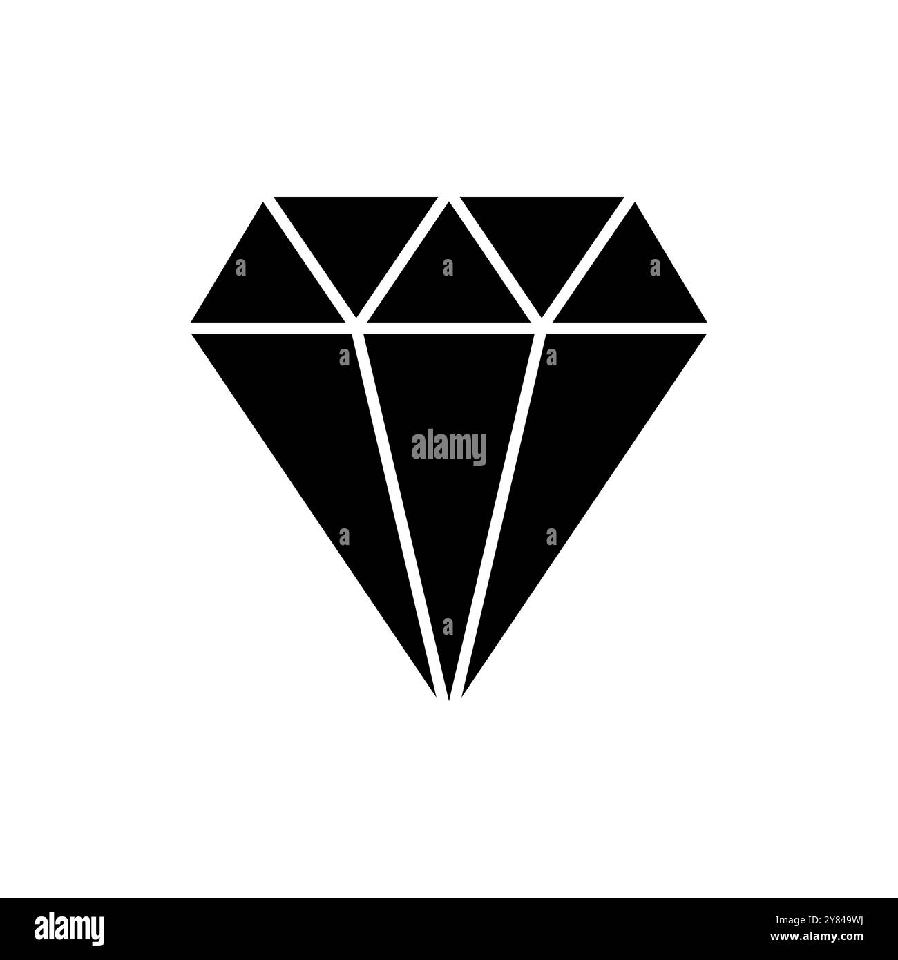 Diamond icon vector. diamond gems sign and symbol Stock Vector Image ...