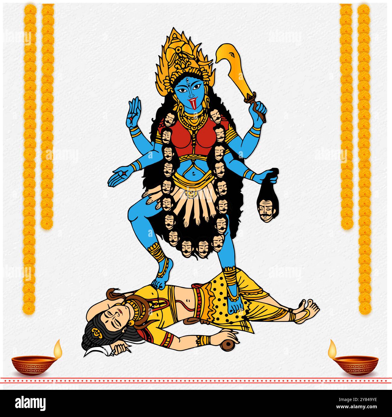 Kali and shiv hi-res stock photography and images - Alamy