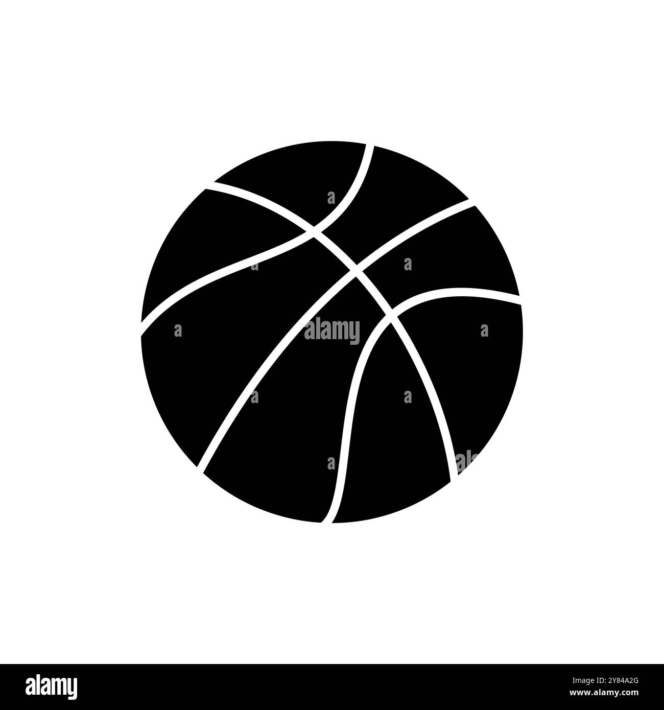 Basketball icon Black and White Stock Photos & Images - Alamy