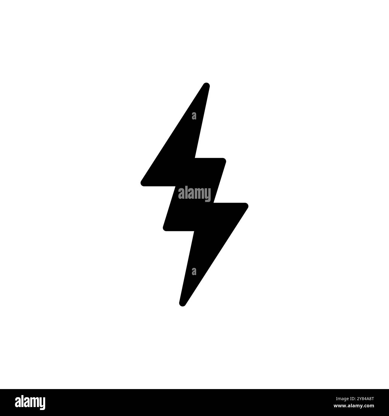 Lightning icon vector. electric sign and symbol. power icon. energy ...