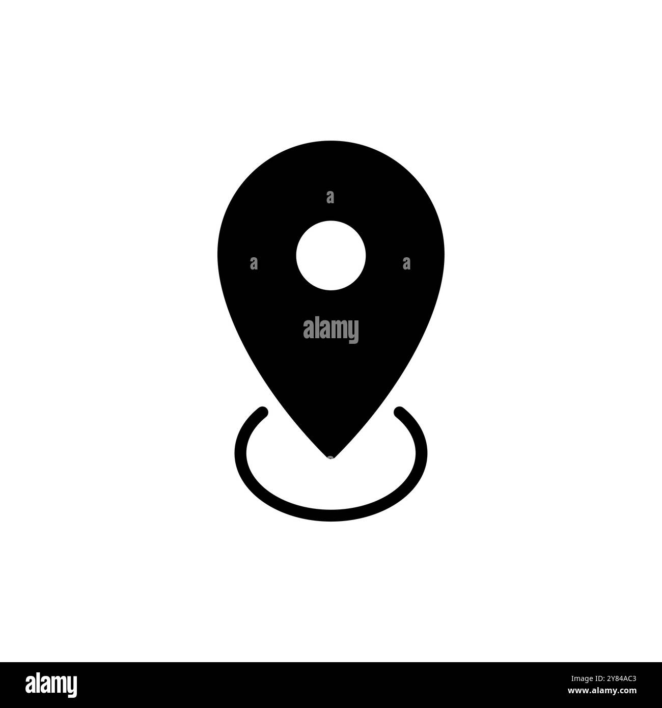 Pin icon vector. Location sign and symbol. destination icon. map pin Stock Vector Image & Art ...