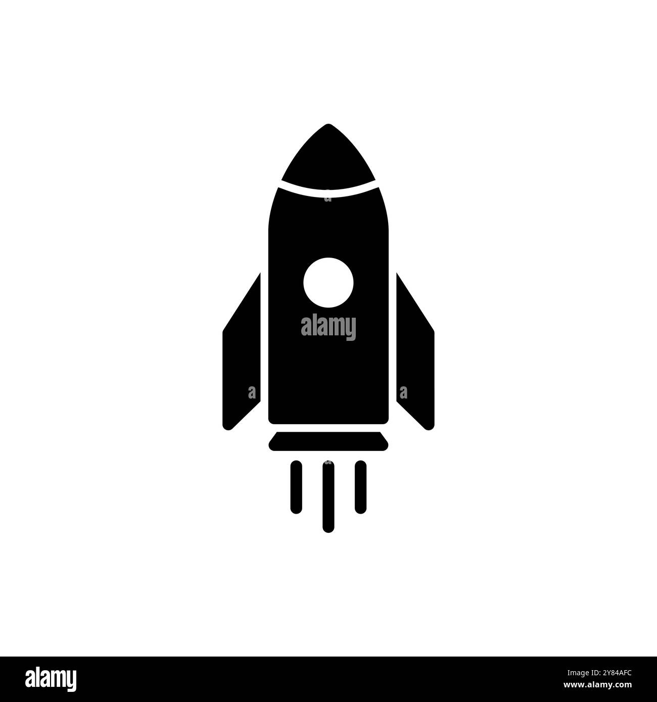 Rocket icon vector. Startup sign and symbol. rocket launcher icon Stock ...