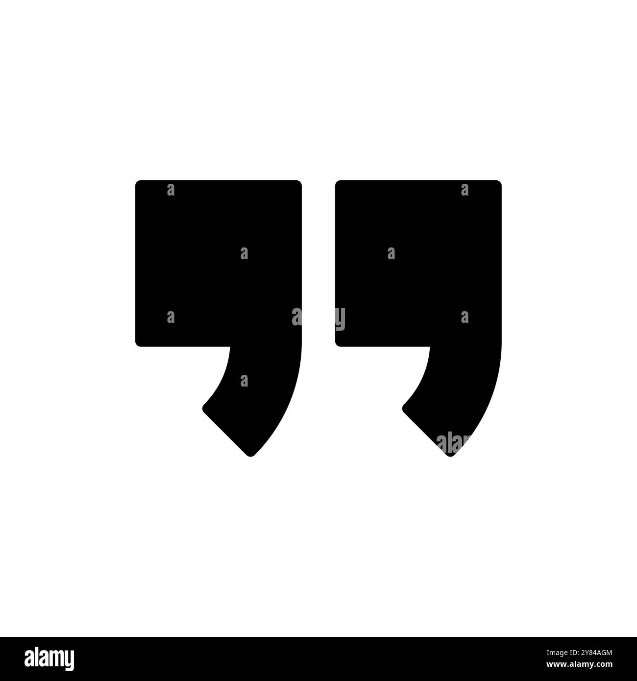 Quote icon vector. Quotation mark sign and symbol Stock Vector Image ...