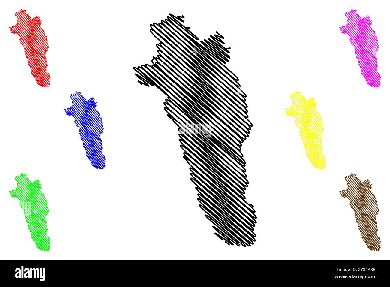 Muri District (Switzerland, Swiss Confederation, Canton of Aargau) map ...