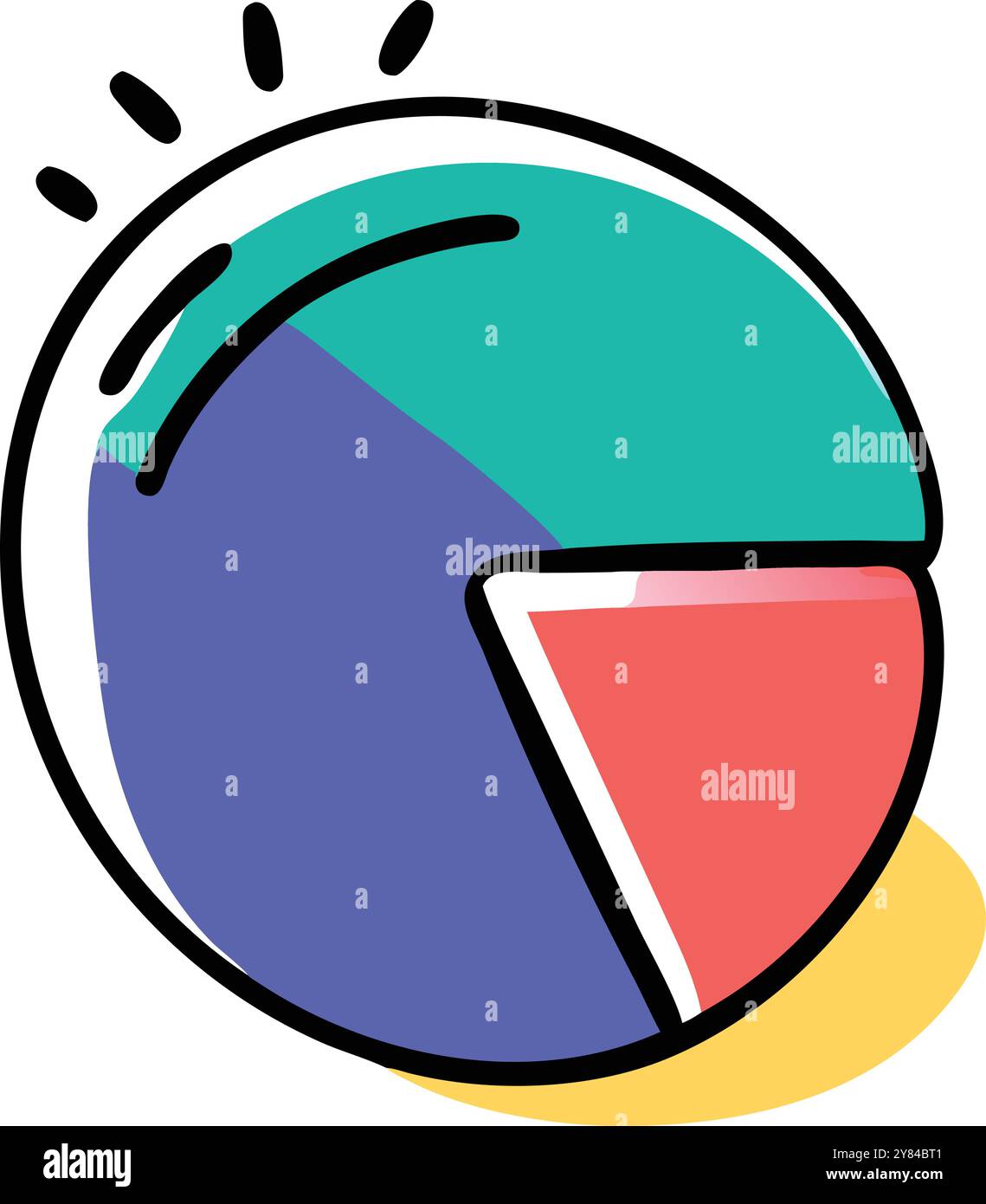 Colorful infographic diagram social media Cut Out Stock Images ...