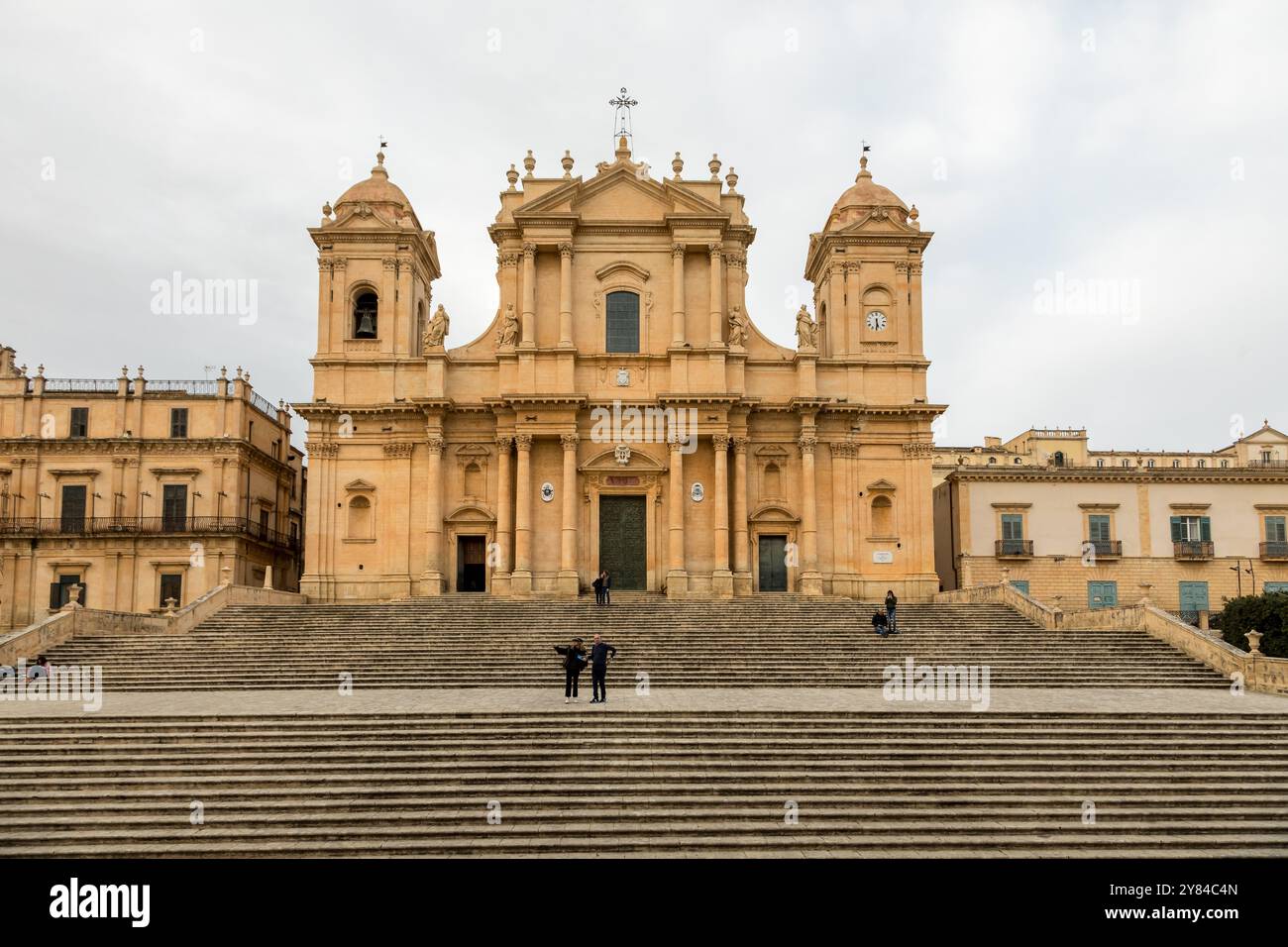 Noto Sicily, Noto Cathedral econstructed, 18th-century Sicilian baroque ...
